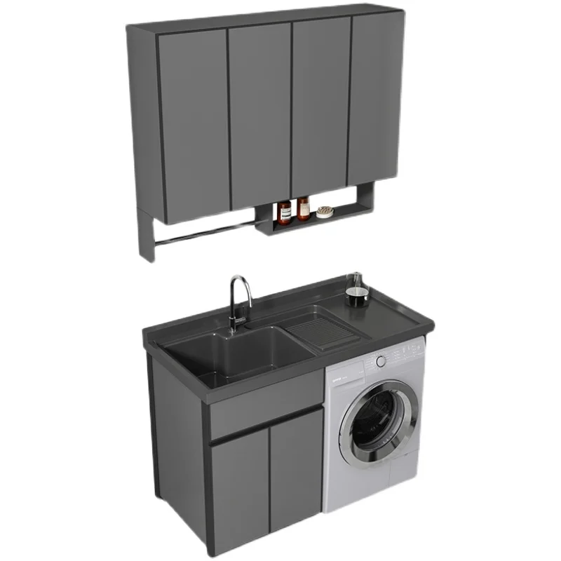 L-Washing-Machine-All-in-One-Cabinet-Balcony-Combination-Customization ...