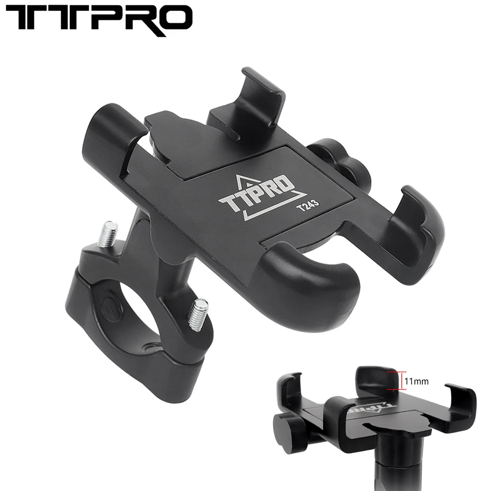 TTPRO-T243-Bicycle-Phone-Holder-Aluminum-Anti-slip-Universal-Motorcycle ...