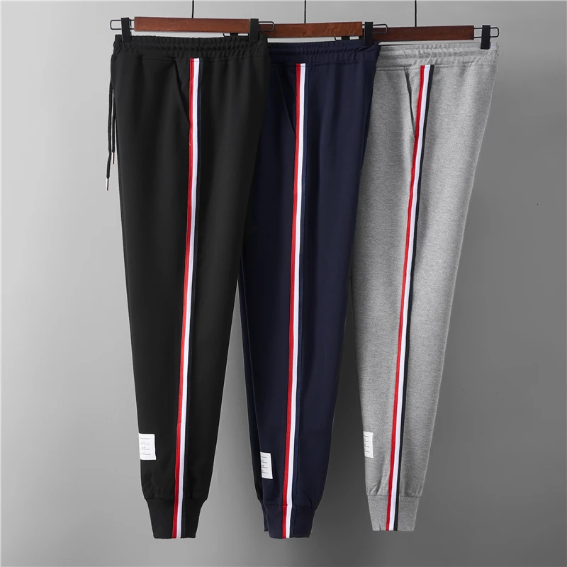 High-Quality-TB-Korean-Style-Side-Webbing-Sweatpants-Striped-Casual ...