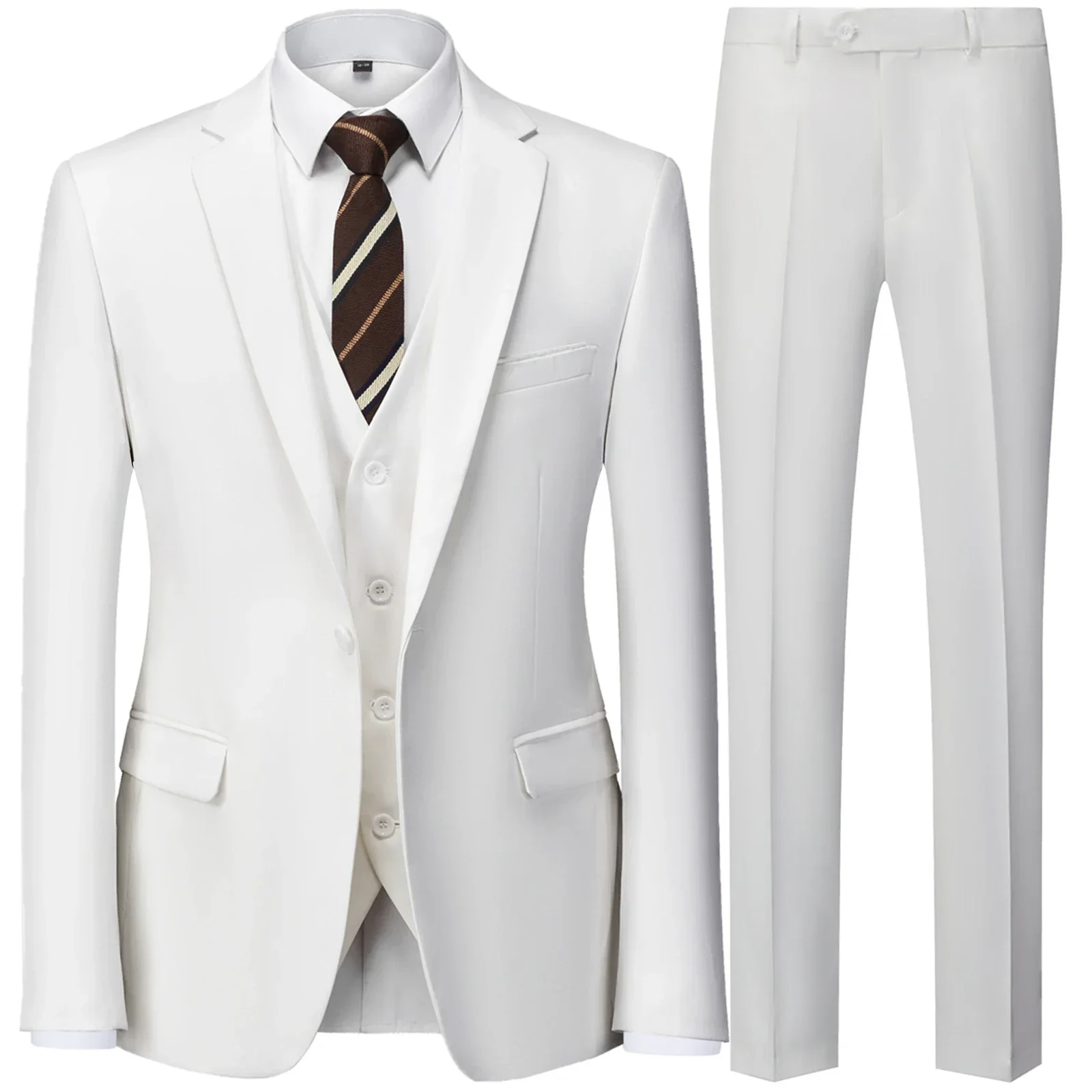 Traje-de-negocios-informal-para-hombre-conjunto-de-3-piezas-chaqueta-de ...