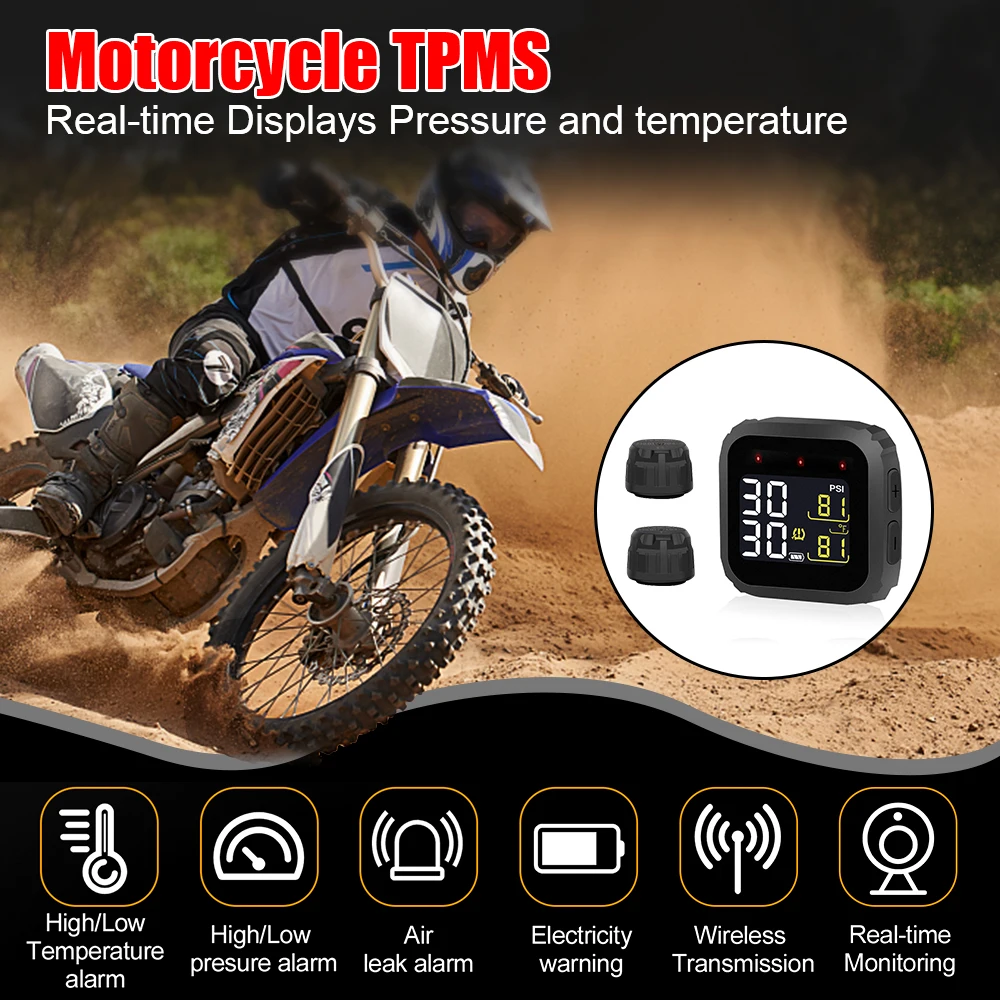 Motorcycle-Tyre-Sensors-TPMS-M3-Display-Tire-Pressure-Monitoring-System ...