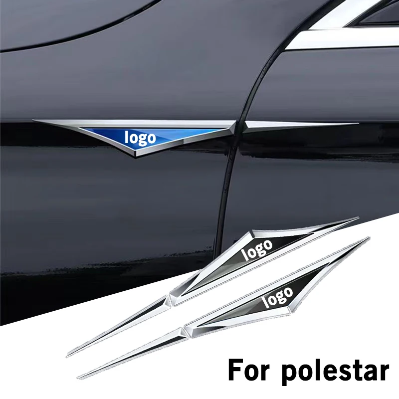 2pcs-Exterior-alloy-metal-3D-car-stickers-funny-decal-decorations ...