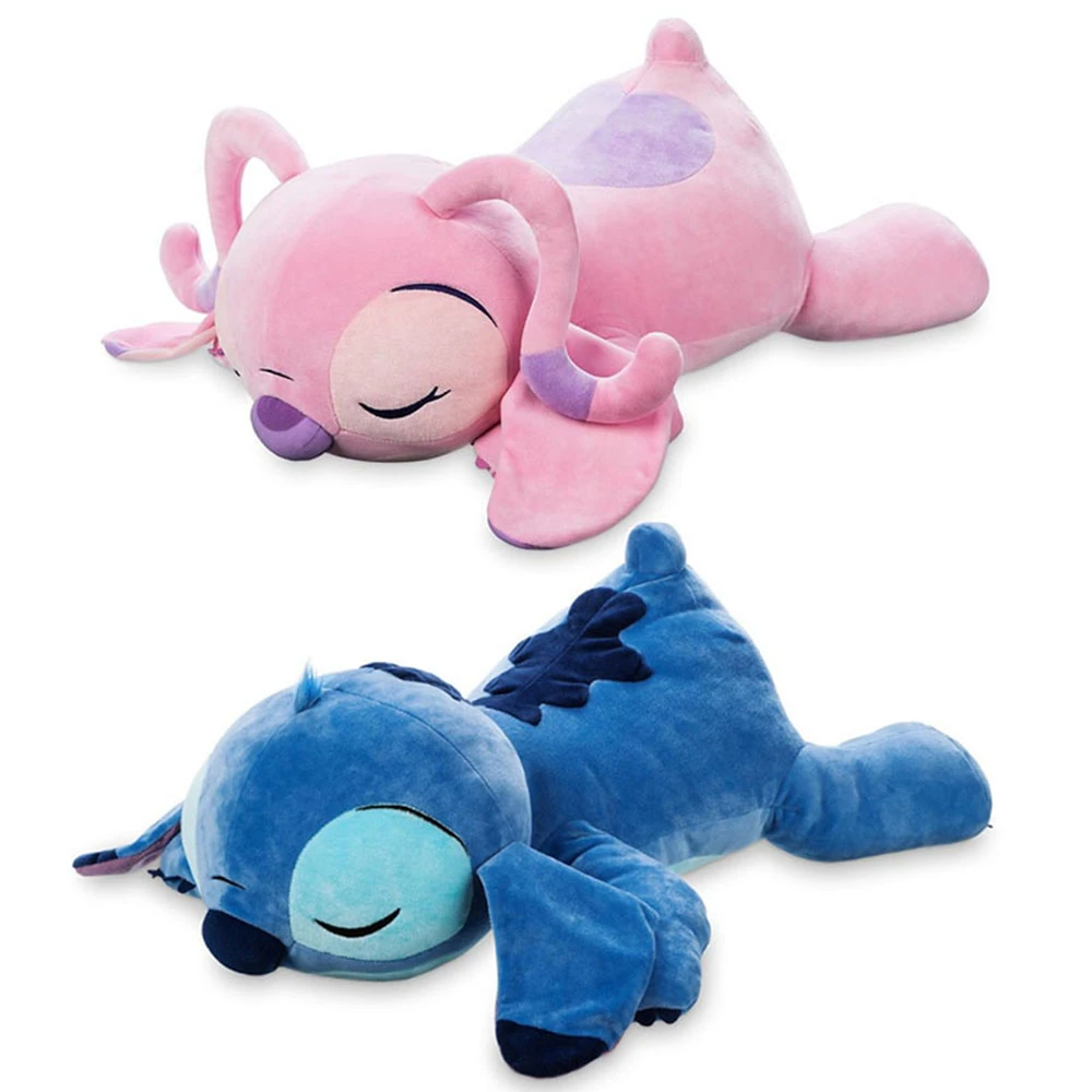 Disney Exclusive Sleeping Stitch Angel Cuddleez 21" Extra Large Plush ...