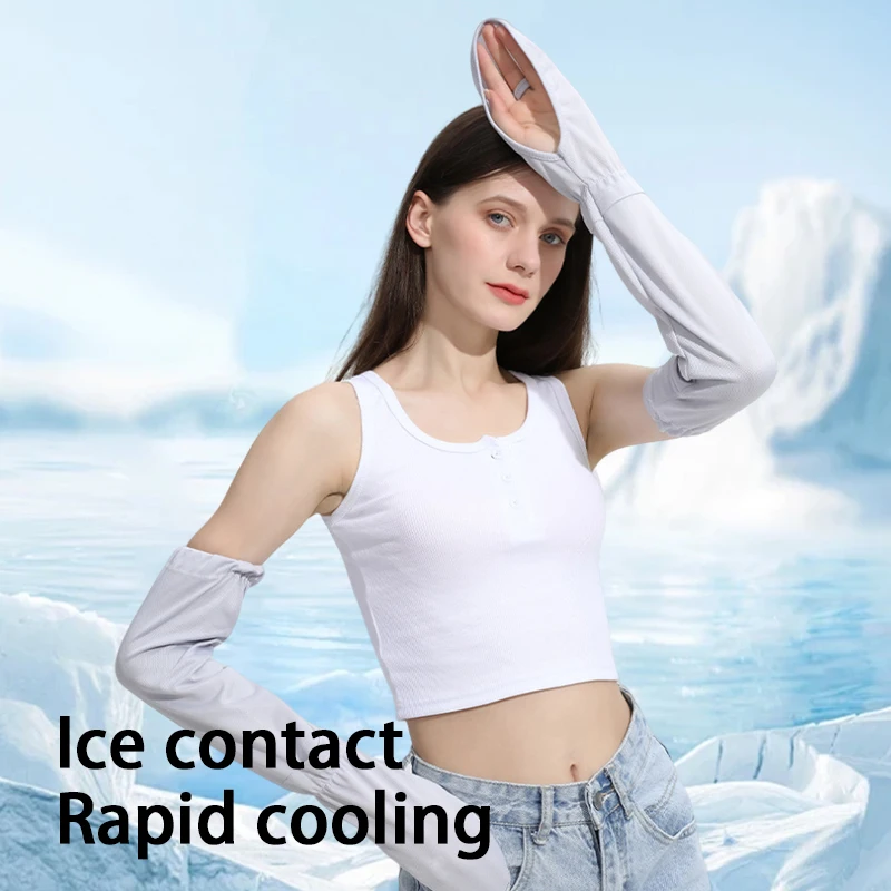 Sun-Protection-Arm-Sleeves-Fashion-Loose-Breathable-Arm-Cover-Summer ...