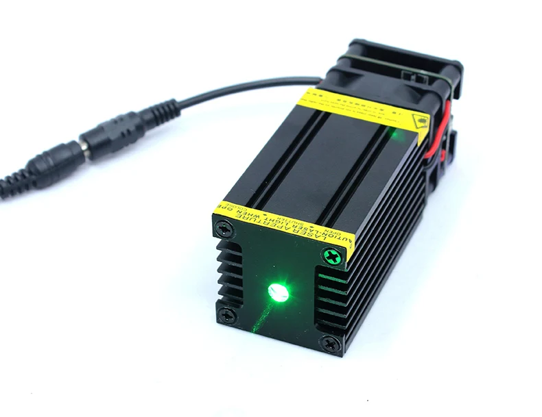 3W 520nm Green Laser Module PWM TTL Green Laser Light High Power Bird ...