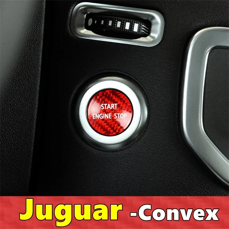 Carbon Fiber Car Protective Engine Start Button Cover Stop Switch For ...