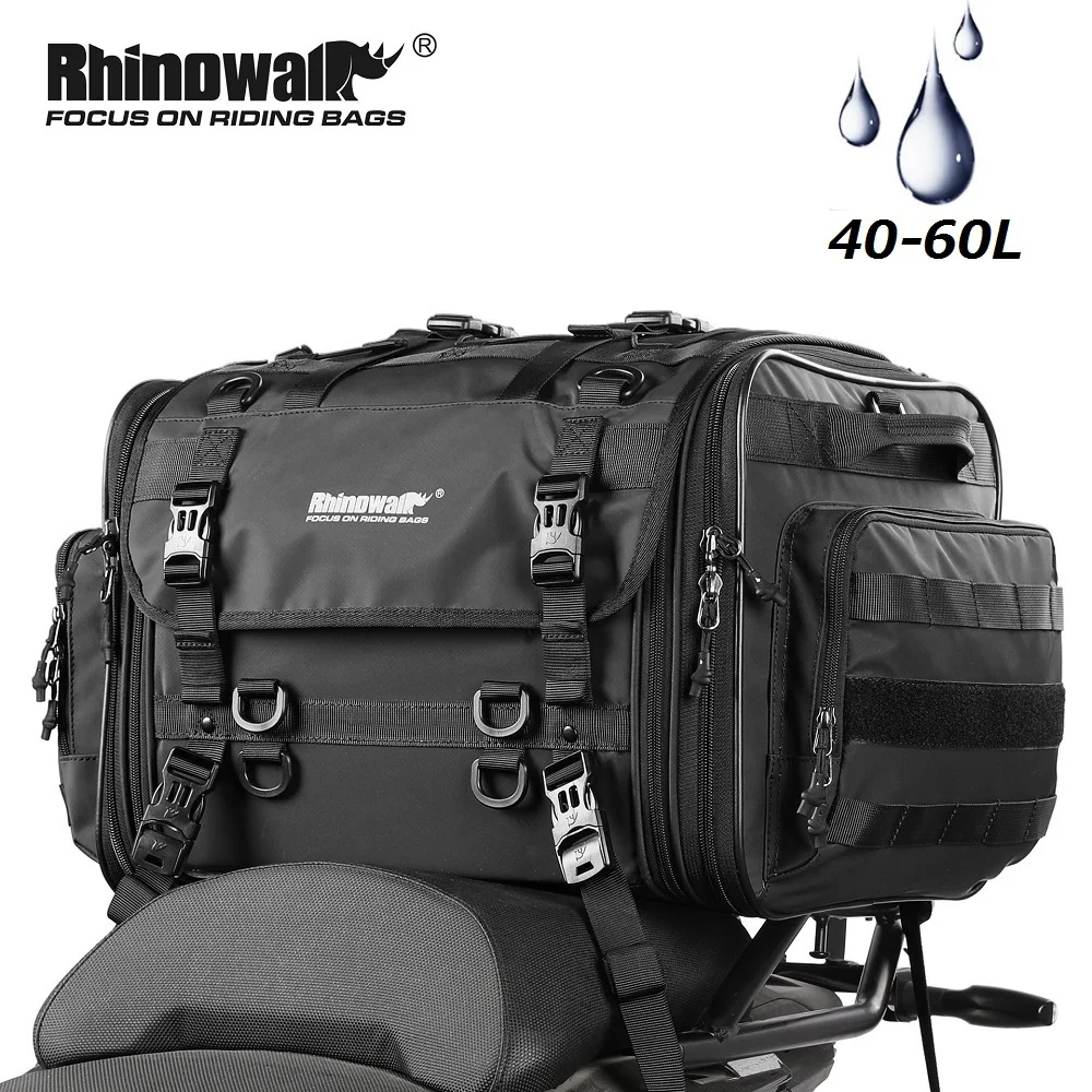 Rhinowalk-Motorcycle-Rear-Tail-Bag-40-60L-Large-Capacity-Riding-Travel ...