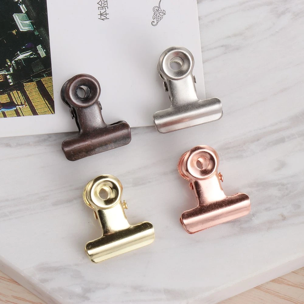 6pcs Metal Kitchen Food Sealing Bag Clips Letter Paper Photo File ...