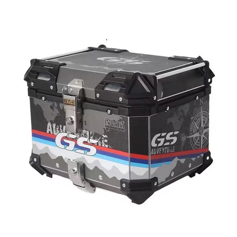 36L-45L-55L-65L-Aluminum-Motorcycle-Box-Rear-Luggage-Trunk-Moto-Top ...