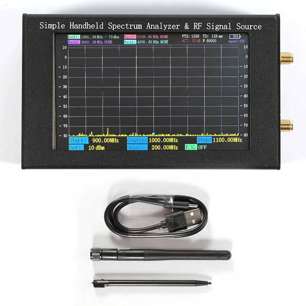 Spectrum-Analyzer-with-Radio-Frequency-Signal-Source-Tracking-Source-35MHz-6000MHz-4-3-inch ...