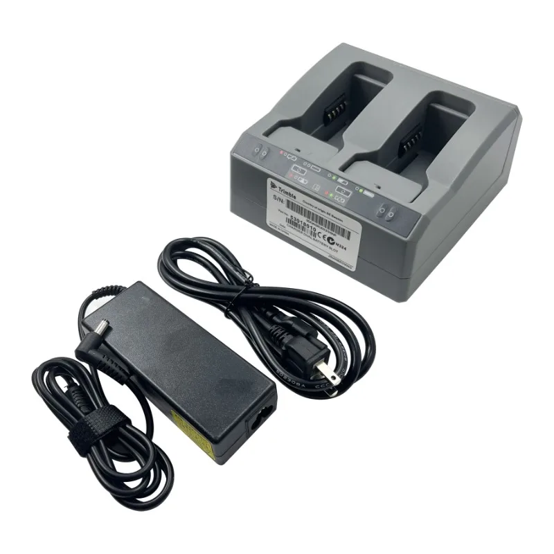 Dual Slots Battery Charger for Trimble R4 R6 R7 R8 R10 R12,S3 S5 S6 S7 ...