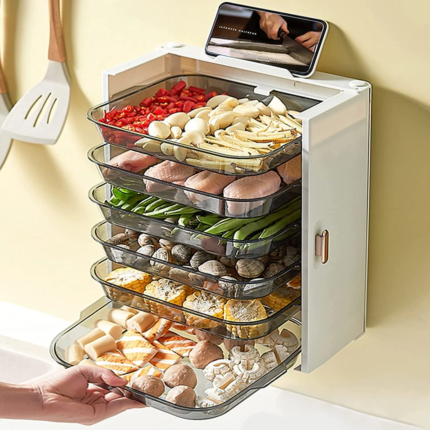 Foldable-6-Layer-Kitchen-Side-Dish-Dish-Tray-Can-Racks-Multi-Functional ...