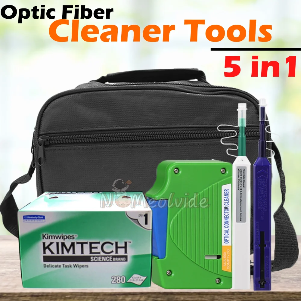 Original Fiber Optical Cleaning Tool Kits CL520 With SC/LC Cleaning Pen ...
