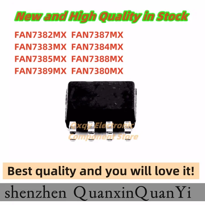 10PCS-FAN7382MX-FAN7387MX-FAN7383MX-FAN7384MX-FAN7385MX-FAN7388MX-7382 ...