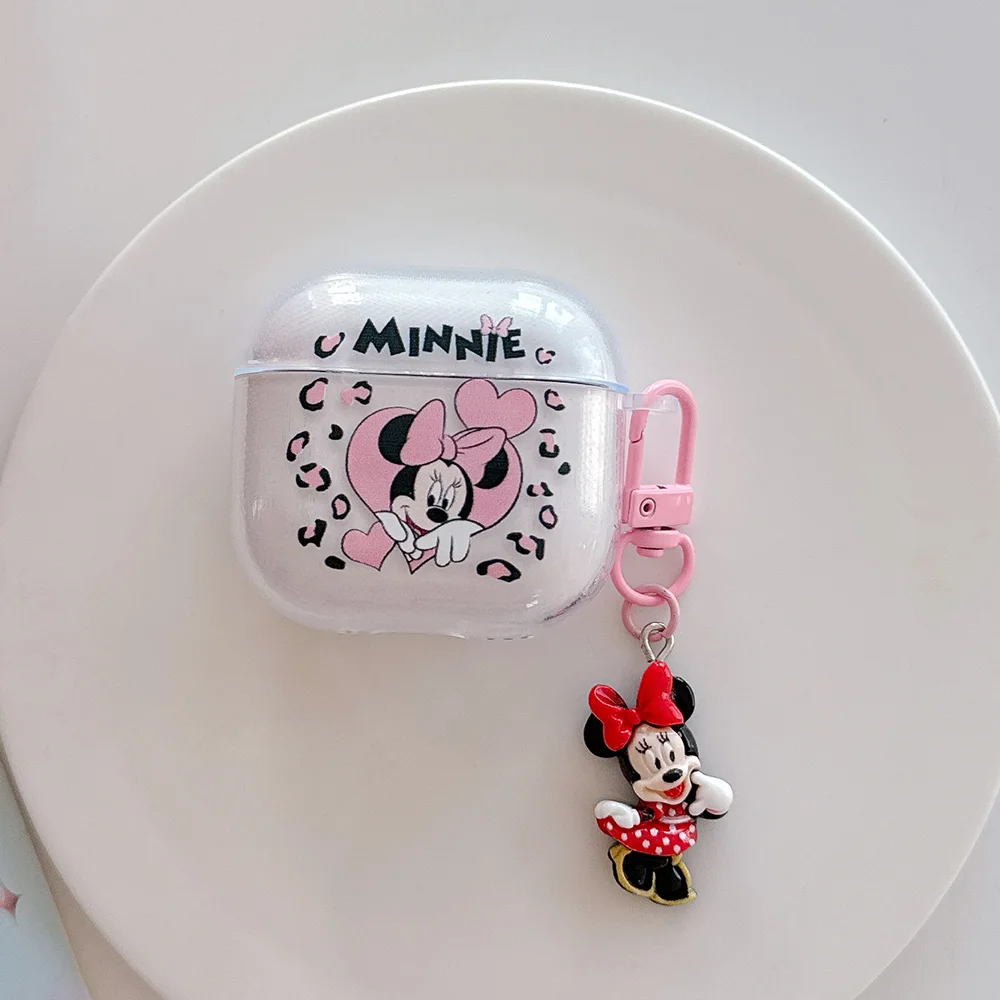 Minnie Earphone Case For Apple Airpods 4 1/2 3 Gen Pro2 Pro3 2025 Clear ...