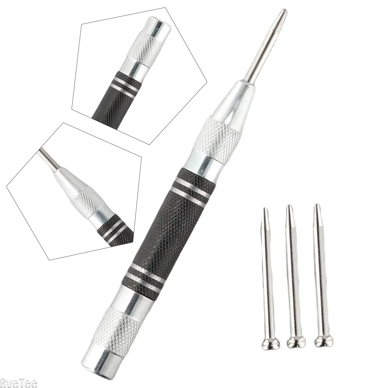Automatic Centre Punch With Needles Adjustable Spring Loaded Metal ...