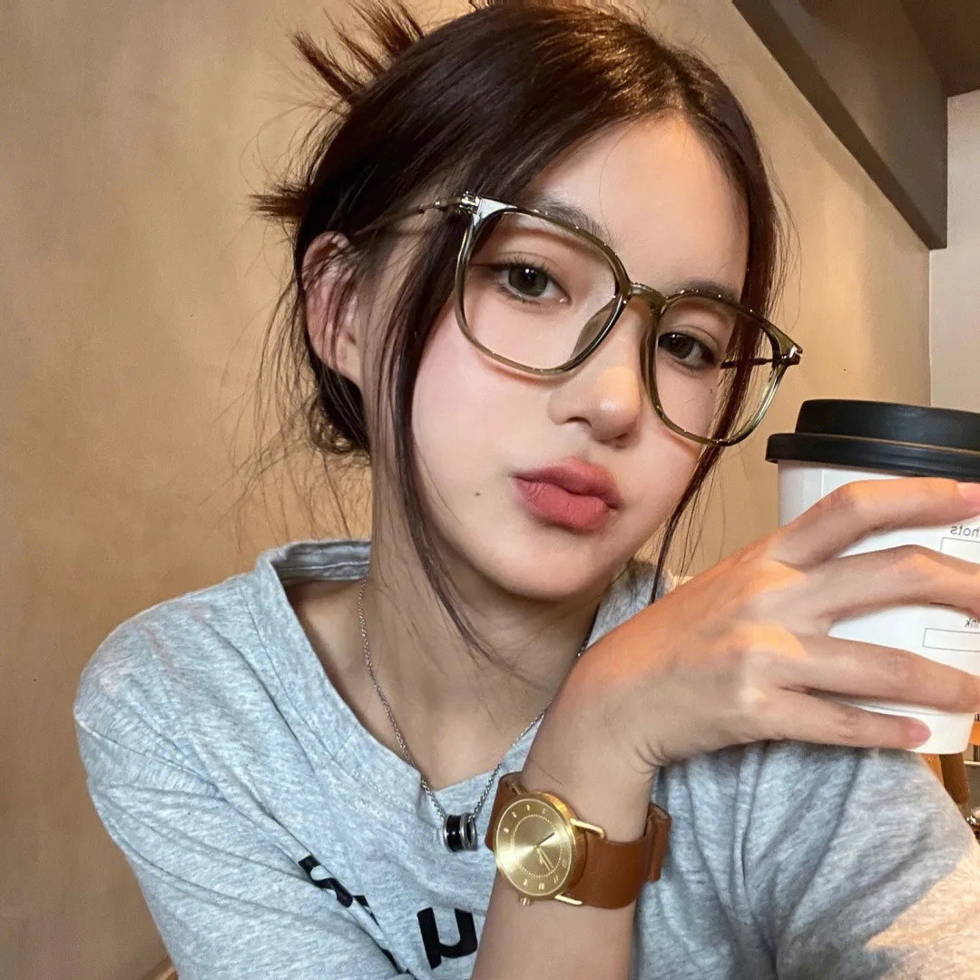 Korean-Spicy-Green-Glasses-Frame-Women-Ins-No-Makeup-Plain-Glasses-Men-Eyewear-Cute-Decorative ...