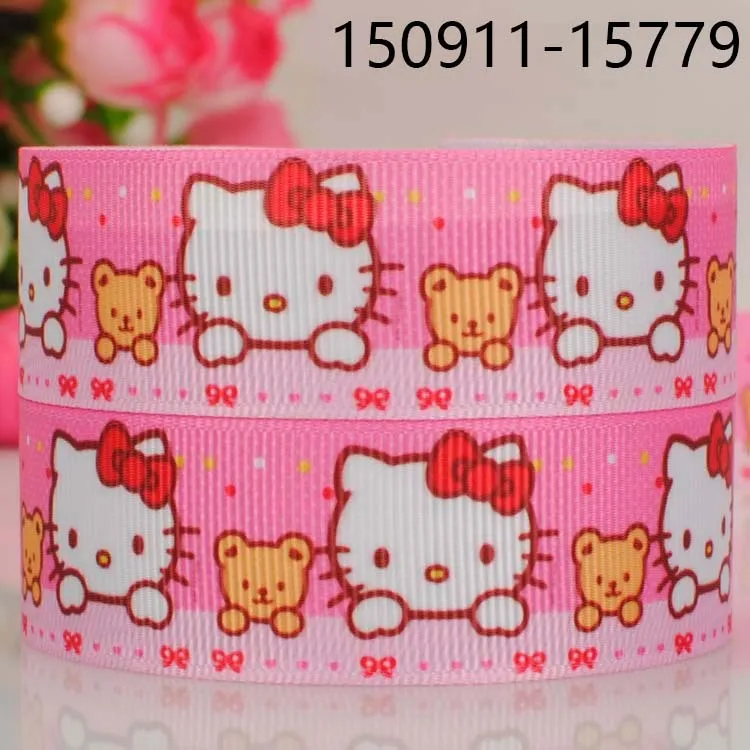 10Yards Sanrio Hello Kitty Melody Grosgrain Ribbons Cartoon DIY Gifts ...