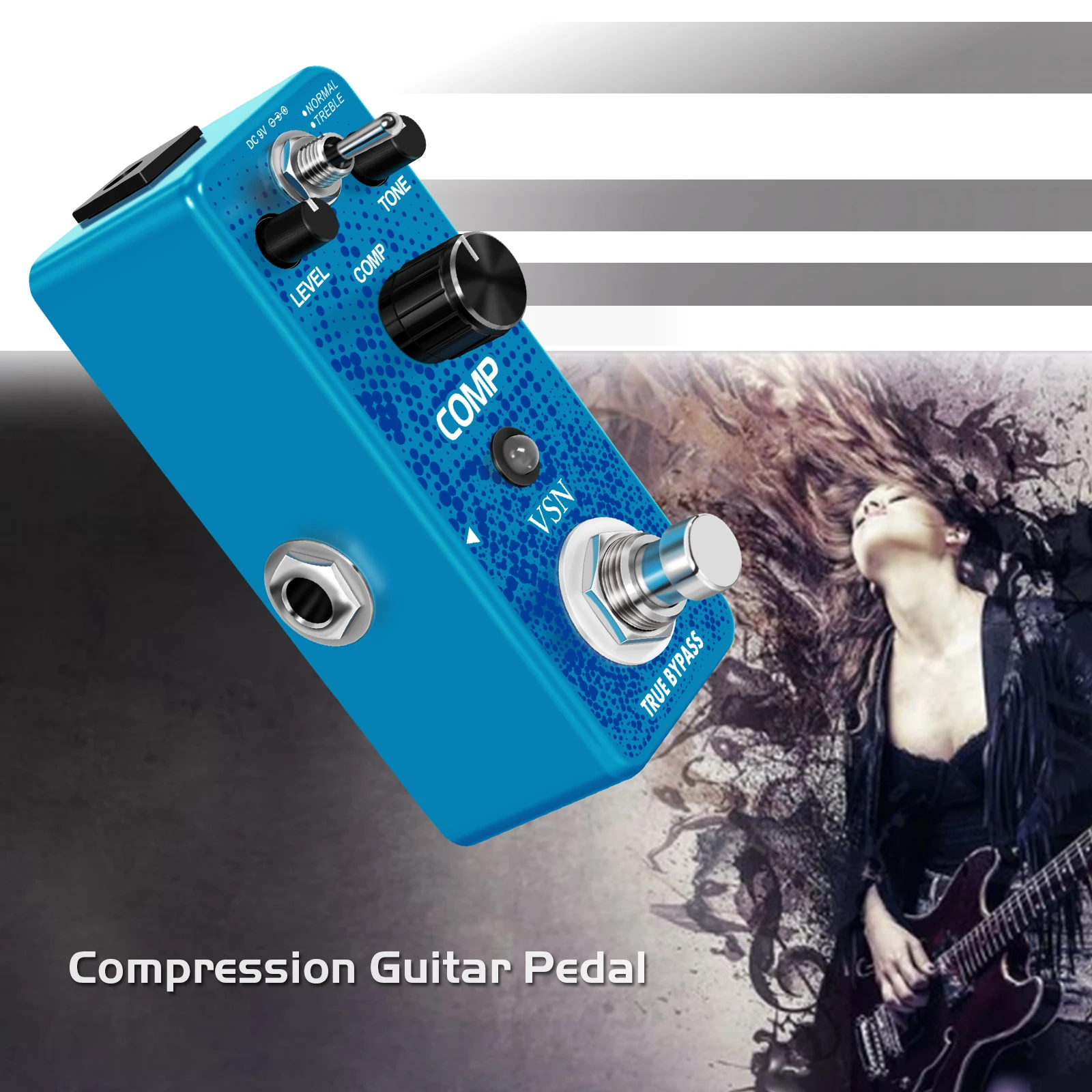 VSN-LEF-333-Guitar-Compressor-Pedal-Digital-Comp-Effect-Pedals-For ...