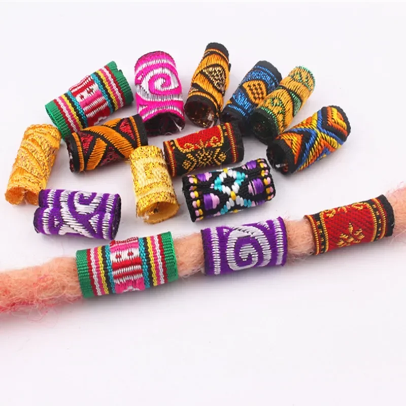 10Pcs-Set-Mix-Color-Cloth-Hair-Braid-Rings-Links-Dread-Braids ...