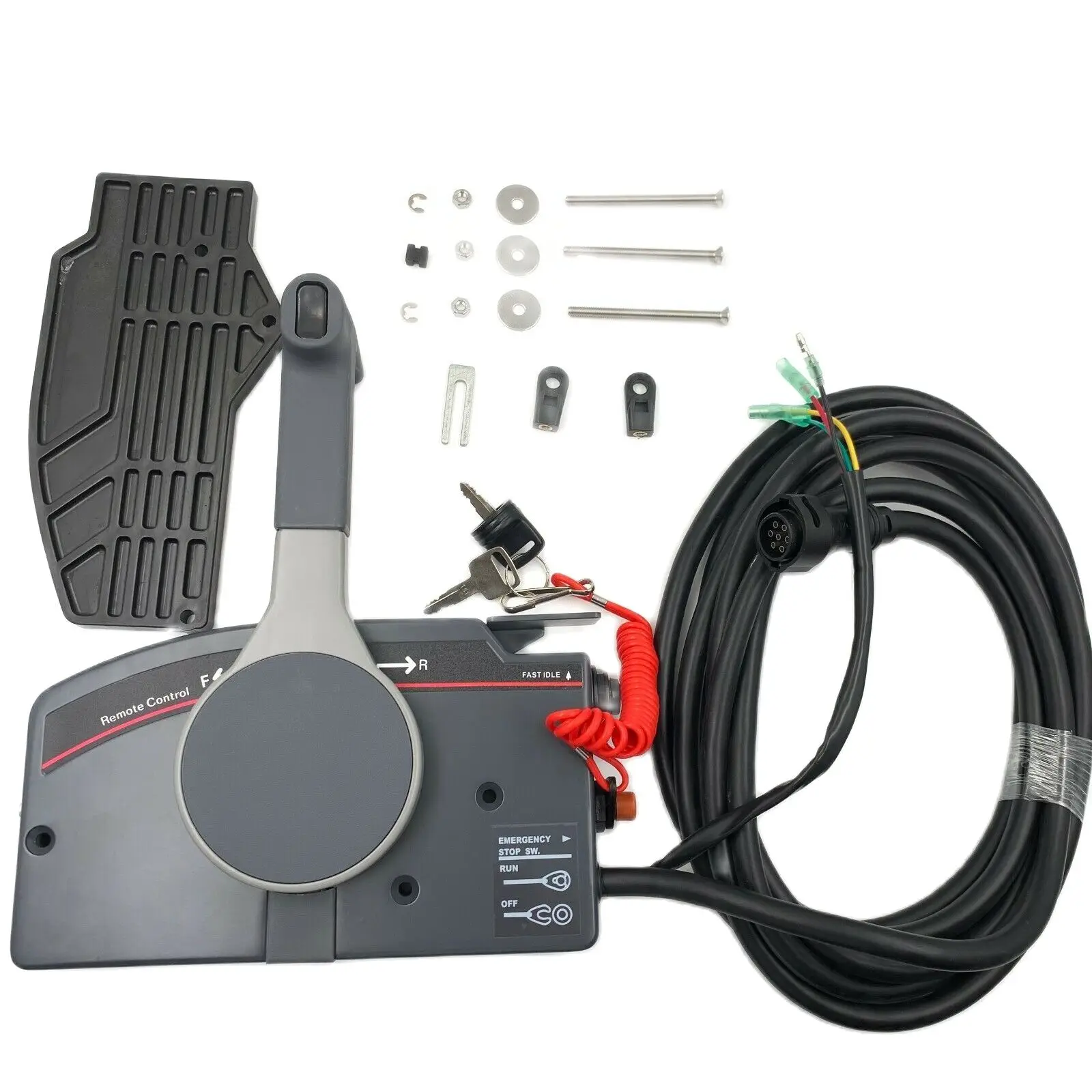 Caja-de-Control-remoto-lateral-para-motor-fueraborda-Yamaha-703-48203 ...