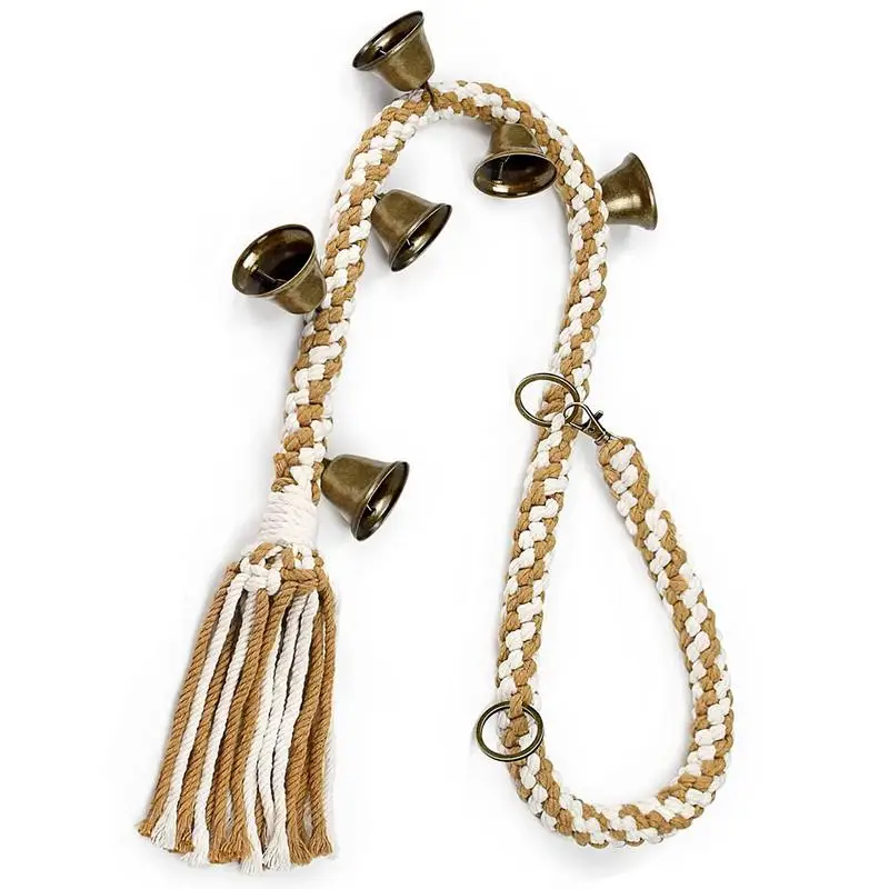 Dog-Training-Bell-Adjustable-Cute-Doorbell-Decor-With-Glossy-Bells ...