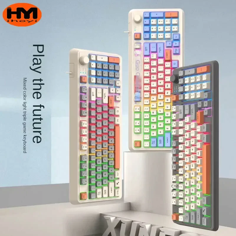 Original-Computer-Game-Wired-Keyboard-Three-Color-illuminated ...