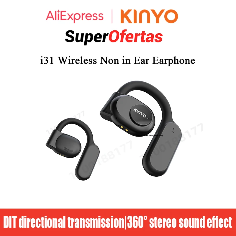 Kinyo-i31-Wireless-Earphone-Bluetooth-Headphone-Non-in-Ear-Long-Endurance-Sport-Headset-for ...
