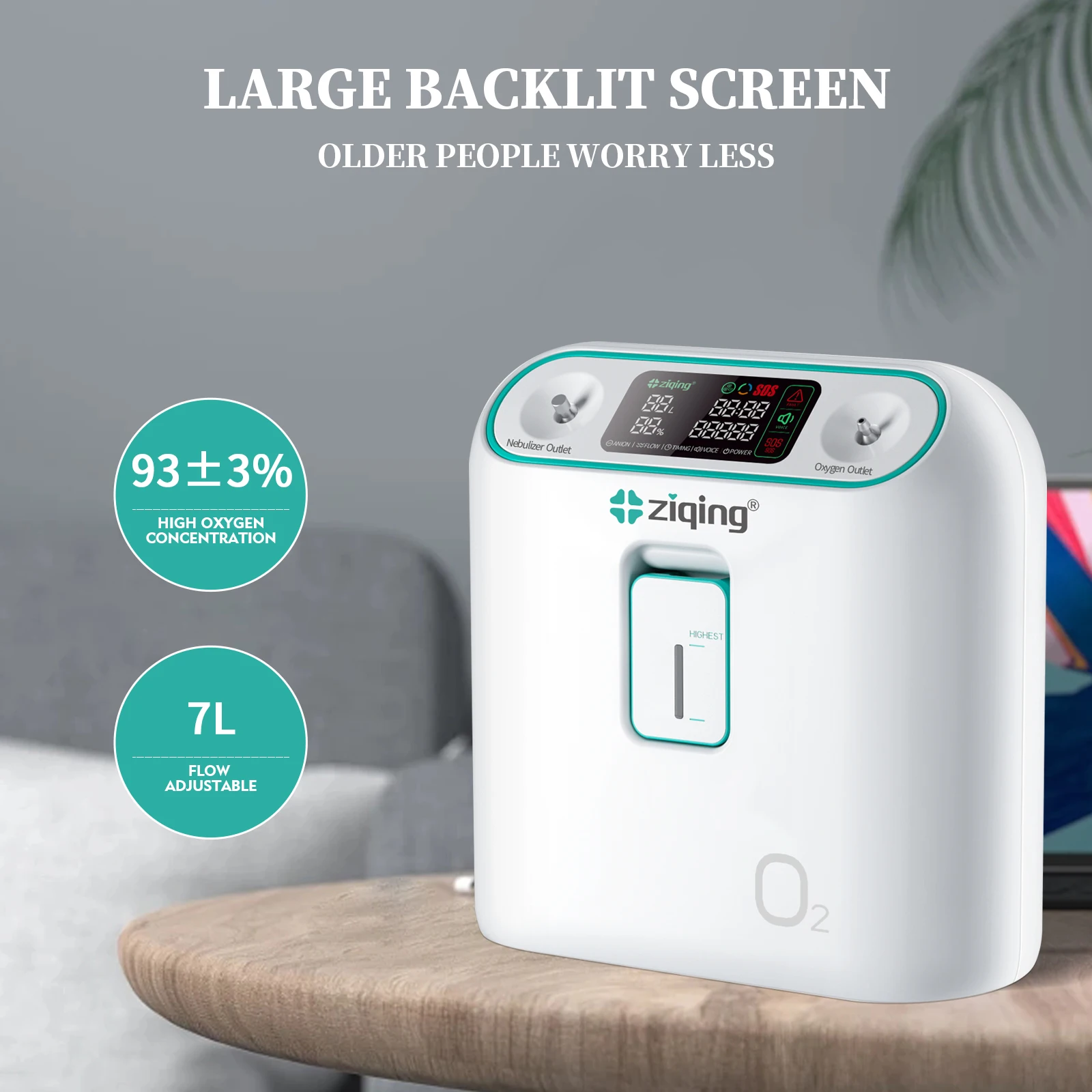 1L-7L-Oxygen-Concentrator-With-Atomization-Adjustable-93-3-Voice-Low ...