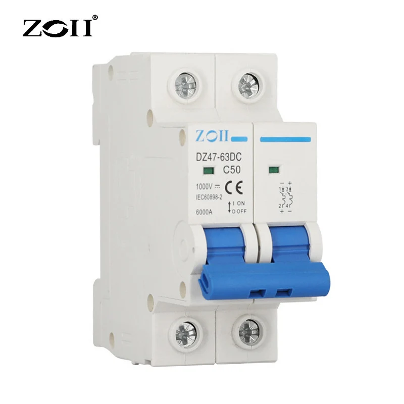 2P-DC-1000V-MCB-Solar-Mini-Circuit-Breaker-Overload-Protection-Switch ...