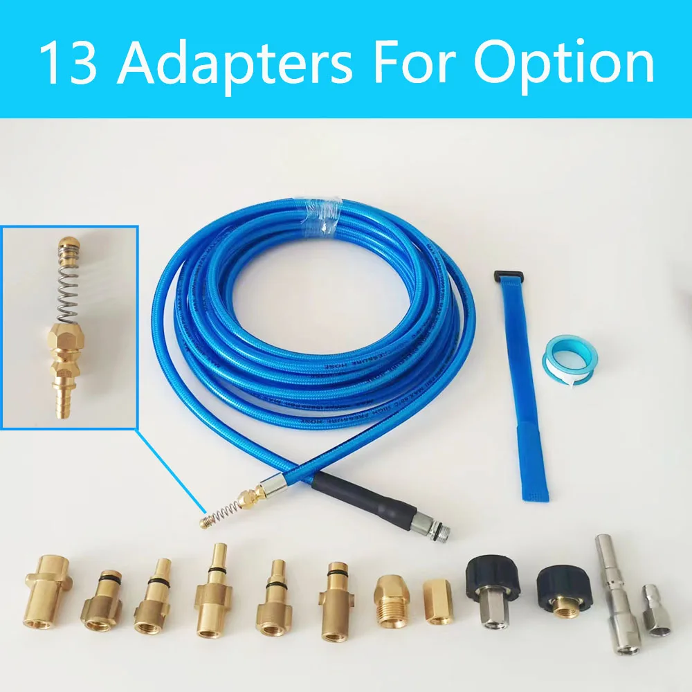 0-5-40M-Sinks-Washing-Nozzle-Sewage-Pipe-Unblocker-High-Pressure-Car ...