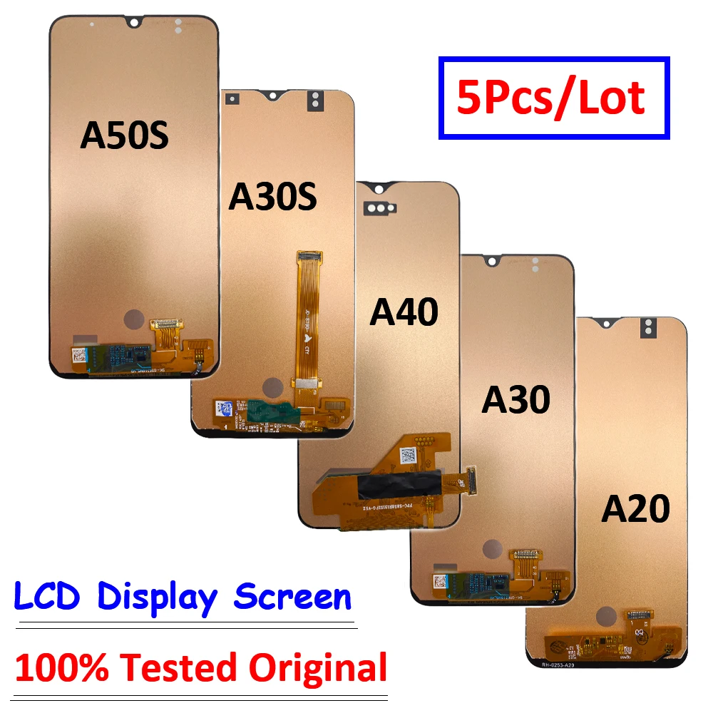 Pantalla LCD Original 100% probada para Samsung Galaxy A50, A20, A30, A30S, A40, A50S, montaje ...