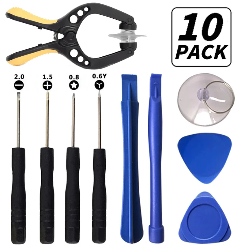 10Pcs-Set-Mobile-Phone-Opening-Screen-Pry-Bar-Repair-Tool-Kit-Mobile ...