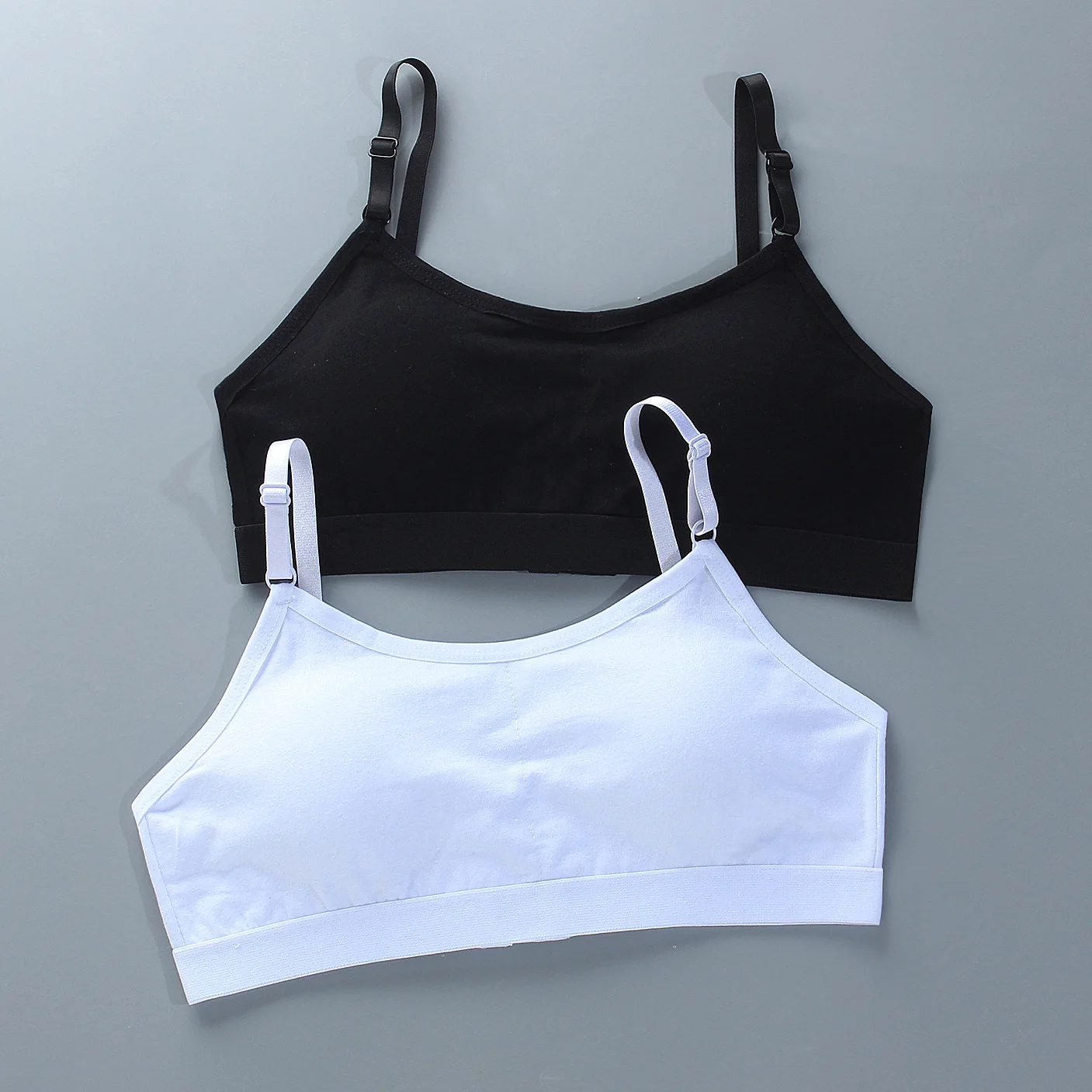 New-Teenage-Girls-Training-Bra-Adolesent-Girls-Tank-Tops-Cotton-Solid ...