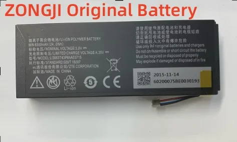 New-Battery-6300mAh-Li3863T43P6hA03715-For-ZTE-SPro-2-II-S-Pro-2-II ...