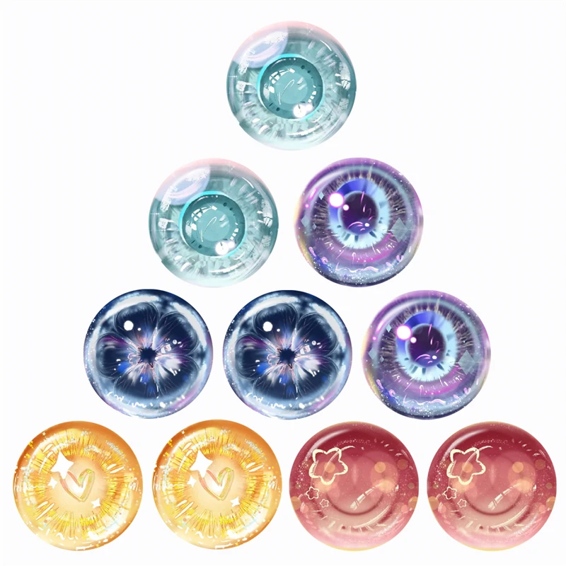 10pcs 5 pairs Dragon Eyes Cat Eye Toys 12mm 14mm 16mm 20mm 25mm 30mm ...