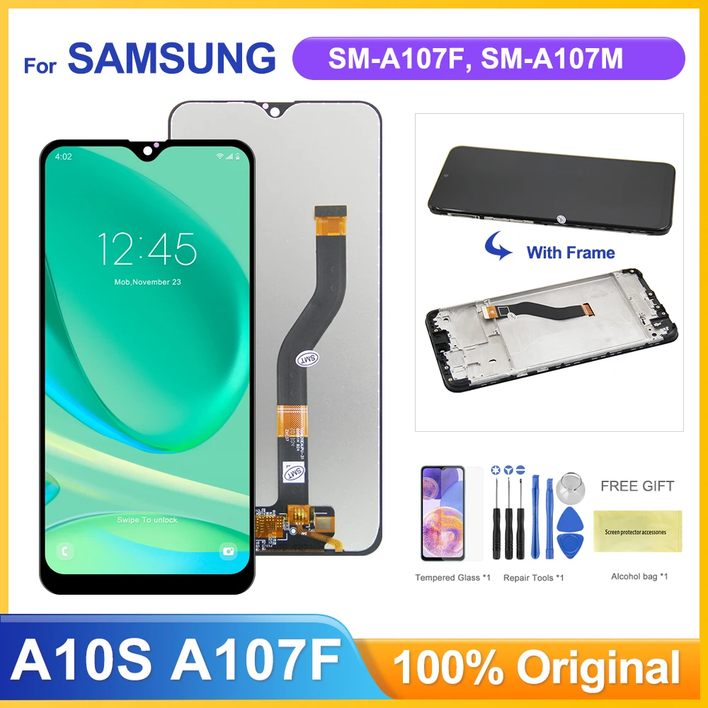6.2'' A10s Display Screen With Frame for Samsung Galaxy A10s A107 A107F ...