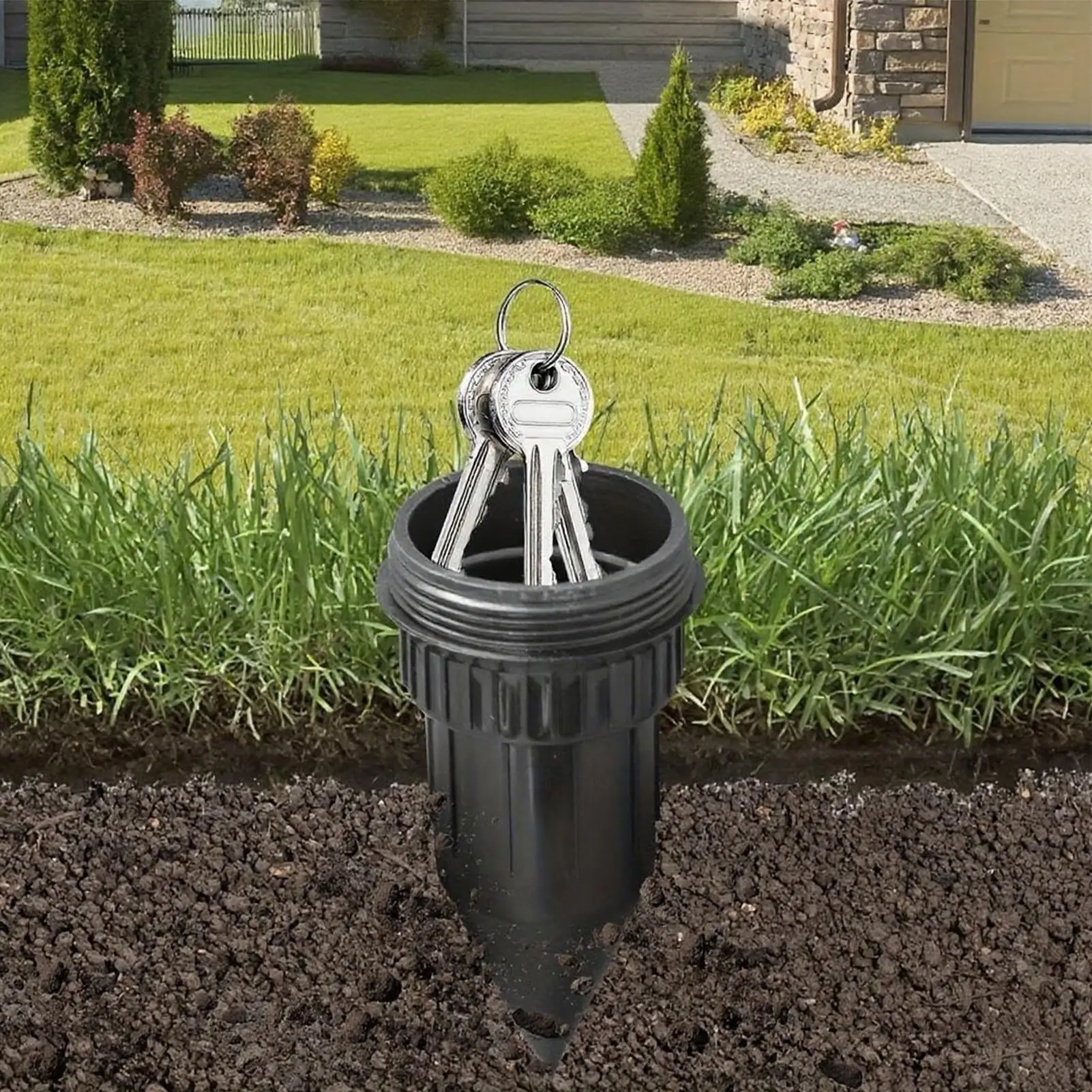 Garden Key Hider, Realistic Underground Watering Can Key Safe, No ...