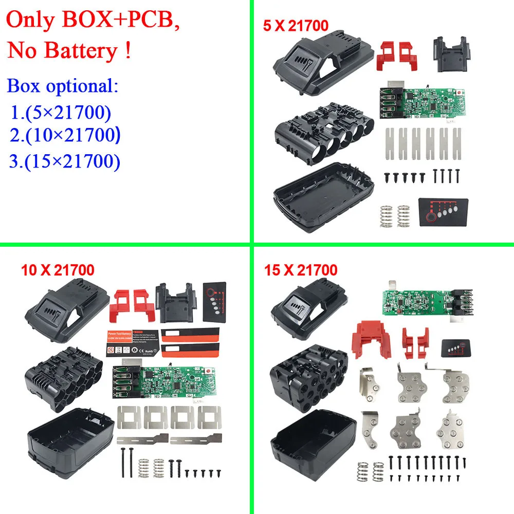 21700-Li-ion-Battery-Plastic-Case-PCB-Charging-Protection-Circuit-Board ...