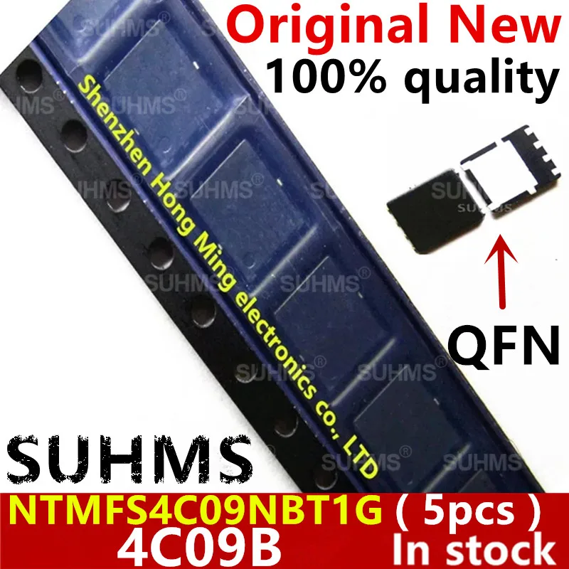 5-st-ck-100-Neue-NTMFS4C09NBT1G-4C09B-4C098-QFN-8-Chipsatz.jpg
