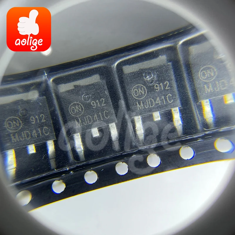 10pcs-MJD41CT4G-J41CG-TIP41C-MJD42CG-J42CG-J42C-SMT-TO-252-Darlington ...