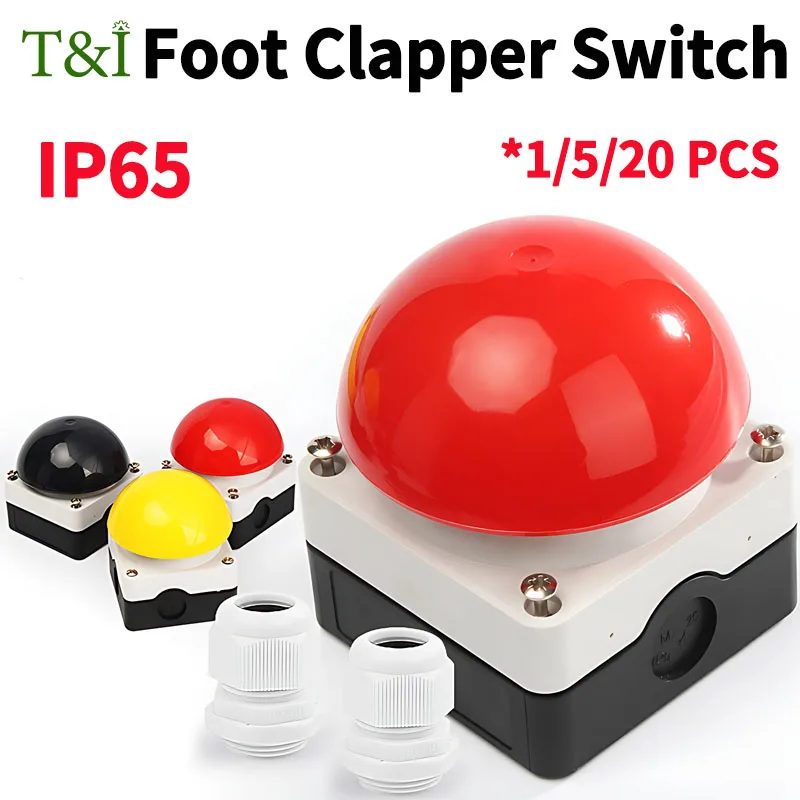 1-5-20-Pcs-Hand-Clap-Foot-Switch-Answer-Button-Switch-1ON1NC-2ON-2NC ...