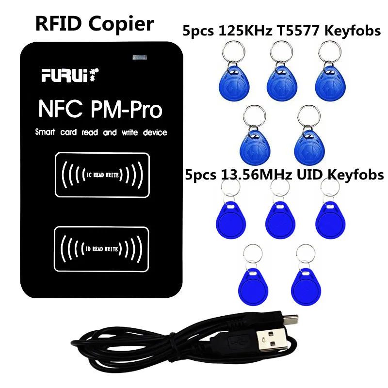 125khz Rfid Id Card Reader Writer Copier Programme - Rfid Duplicator ...
