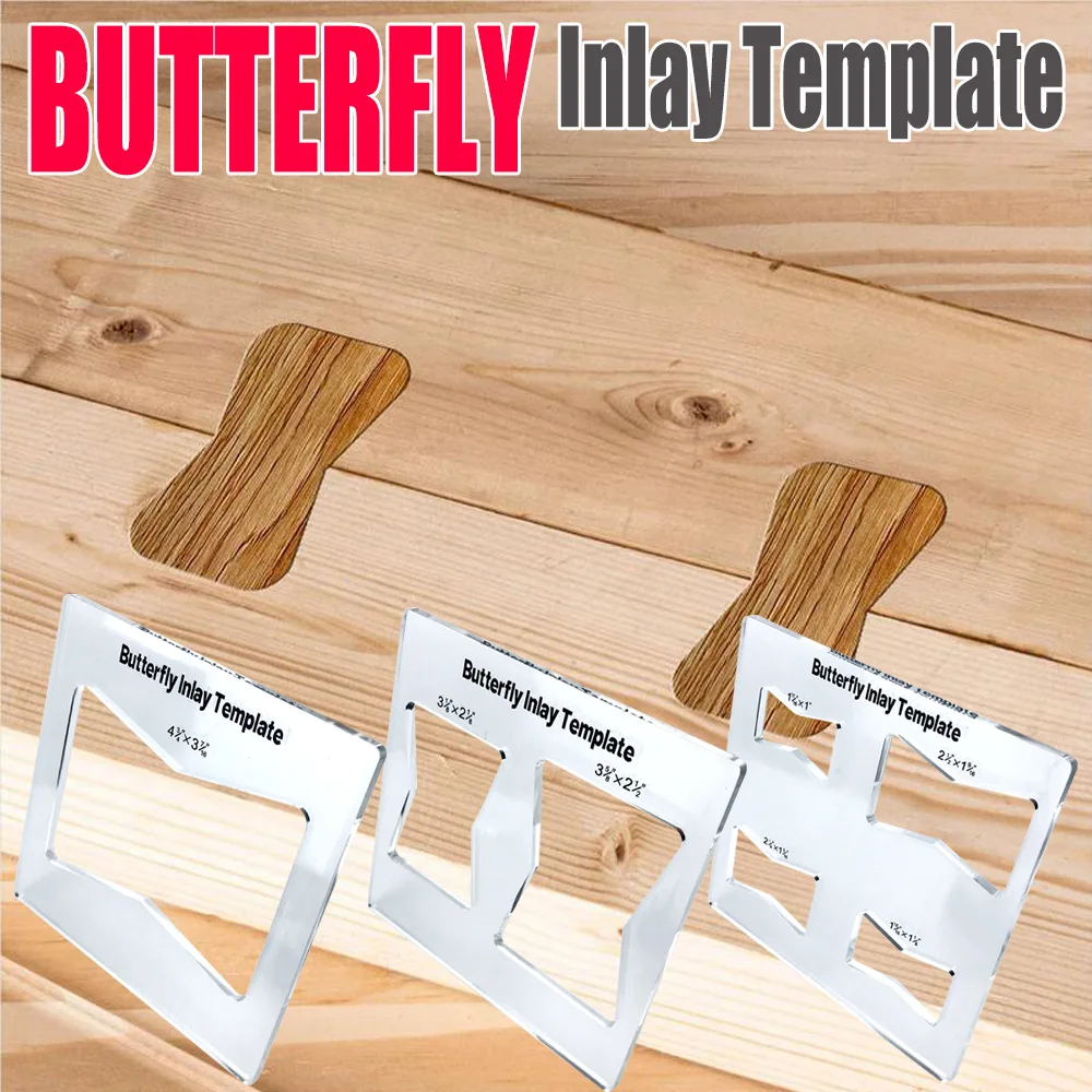 1-3Pcs-Butterfly-Inlay-Template-Woodworking-Butterfly-Inlay-Template ...