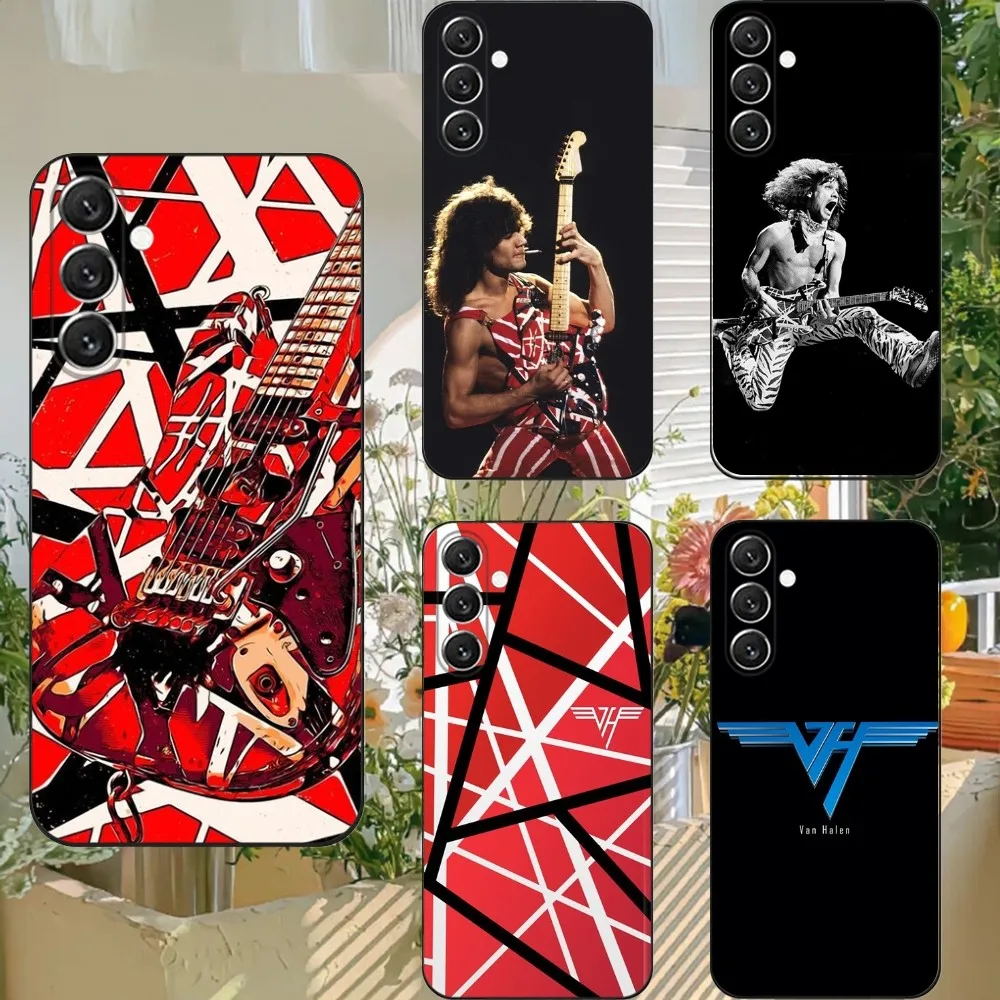 Guitar Eddie Van Halen Phone Case For Samsung S21,S22 Ultra,S20,S30 ...