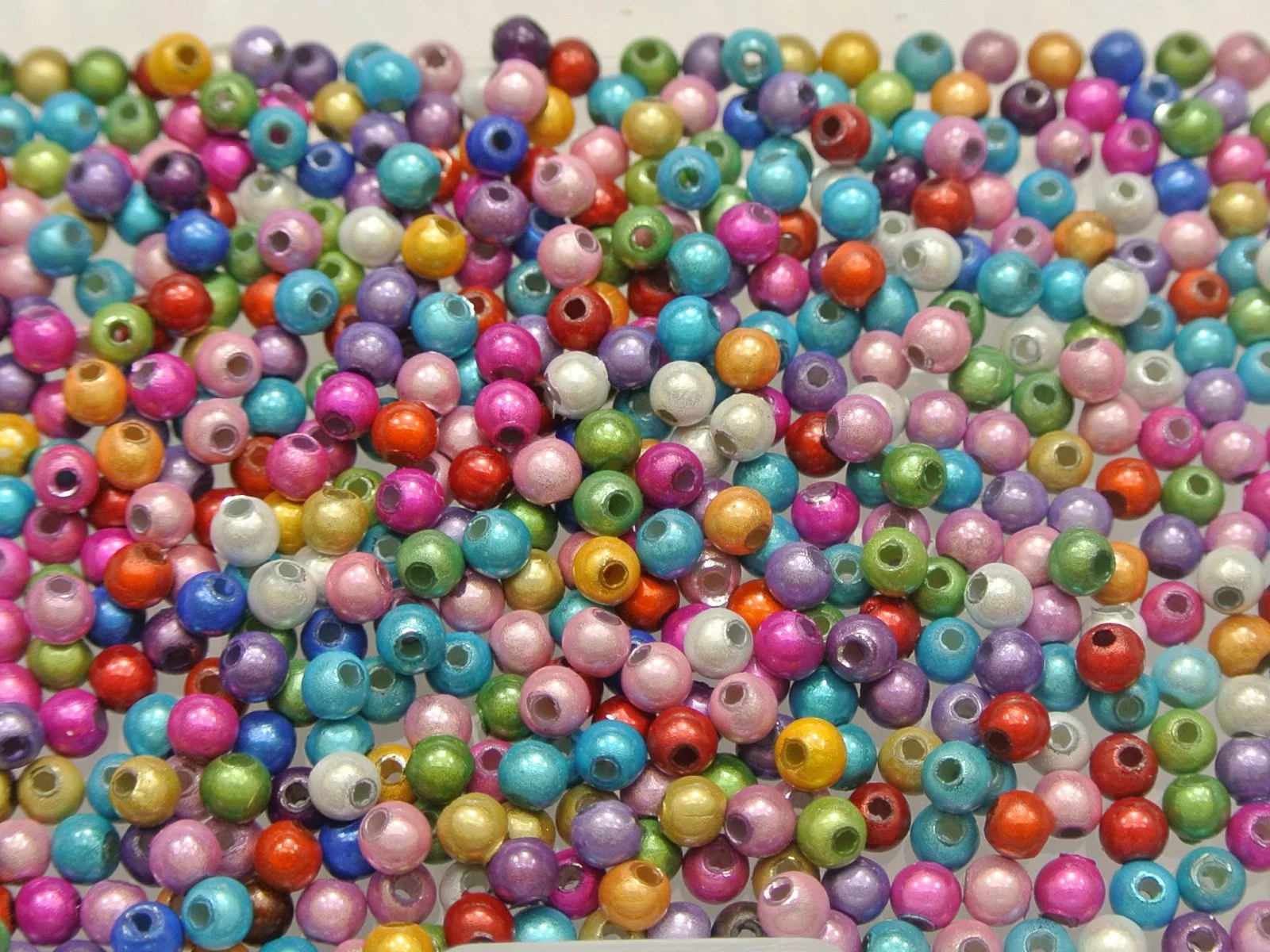 1000 Mixed Color 3d Illusion Acrylic Miracle Beads 4mm Spacer - Beads ...