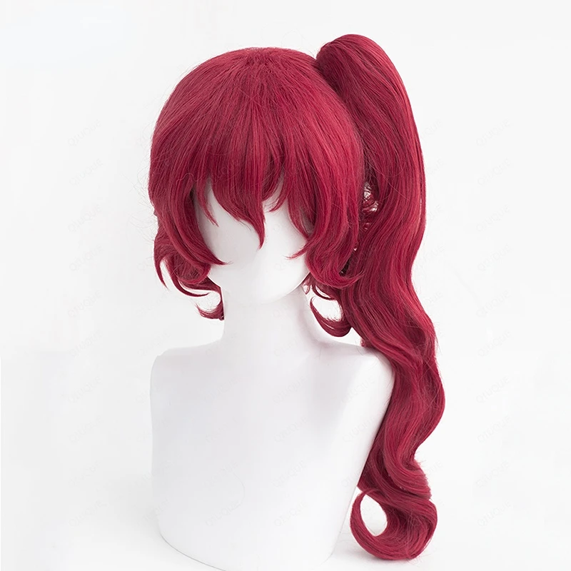 Red Anime Girl With Ponytail