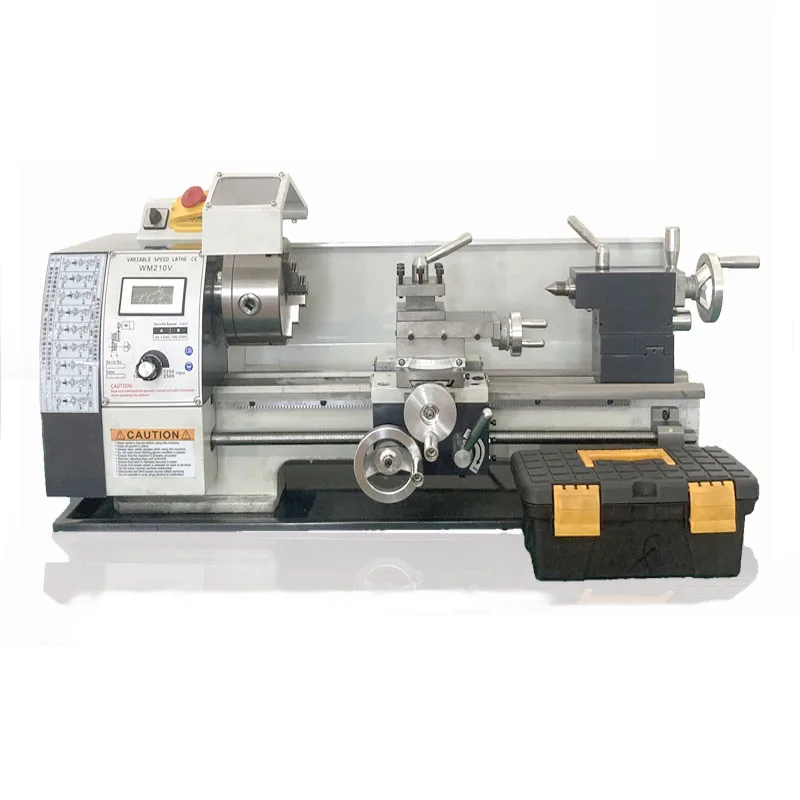 Mini-high-Precision-DIY-Shop-Benchtop-Metal-Lathe-Tool-Machine-Variable ...