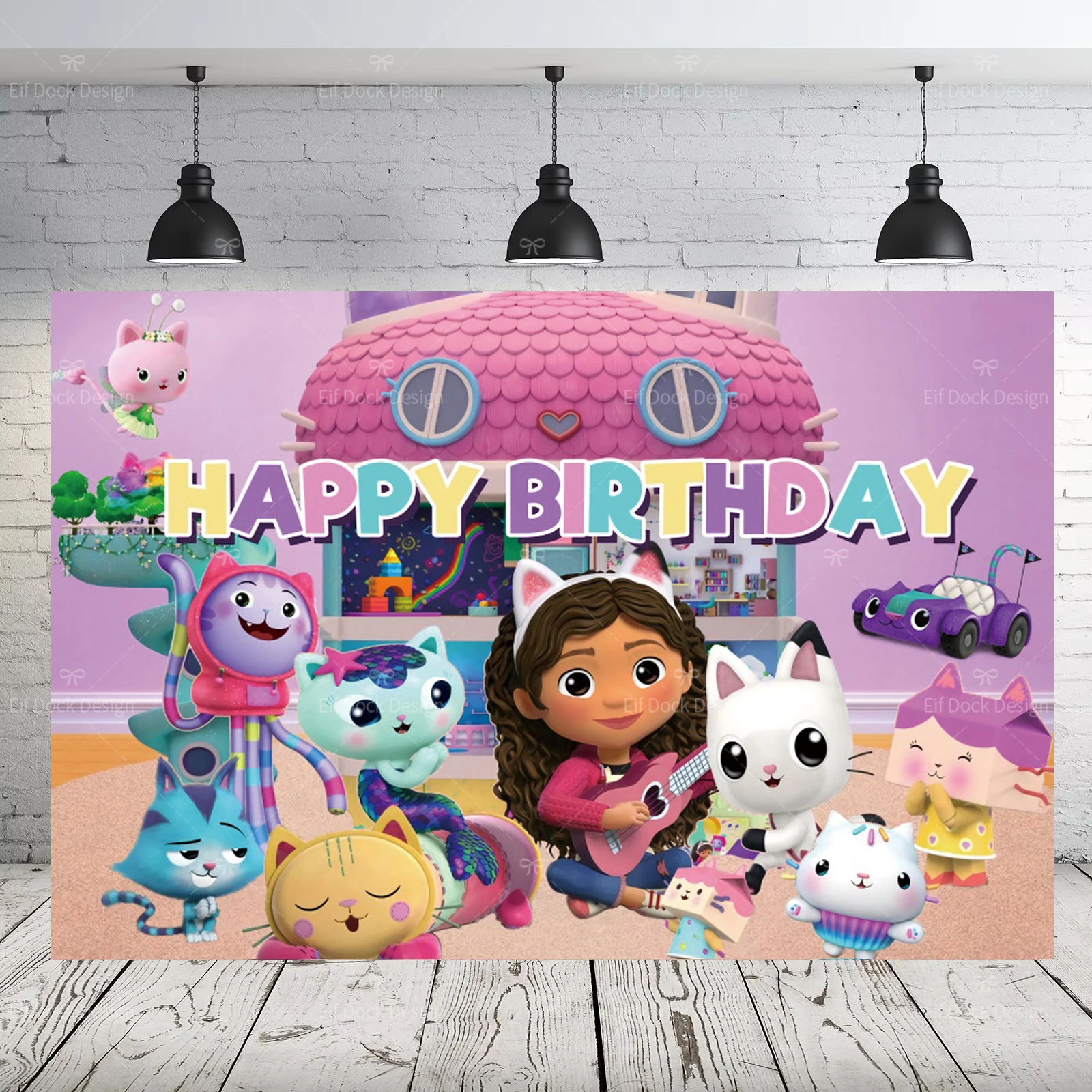 Gabby’s Dollhouse Design: The Perfect VinylBackdrop for Birthdays ...