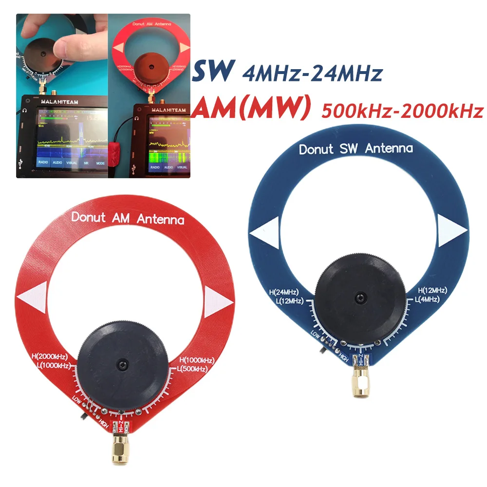 Donut-AM-MW-SW-Mini-Loop-Antena-Receptor-Onda-M-dia-HF-Ondas-Curtas ...